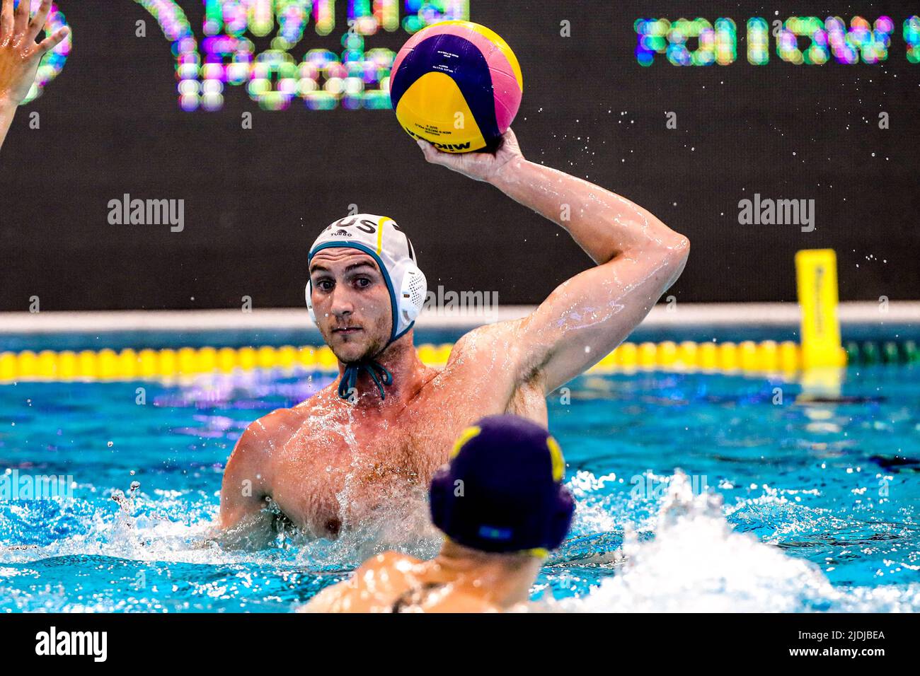 SZEGED, HUNGARY - JUNE 21: Luke Pavillard of Australia during the FINA ...