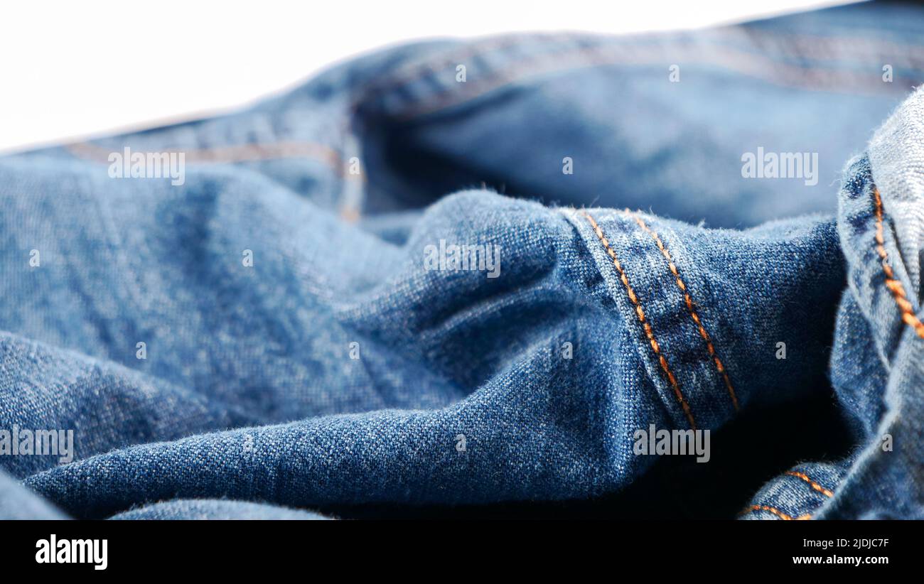 Gorgeous jeans texture, wrinkled jeans, fabric textured background ...