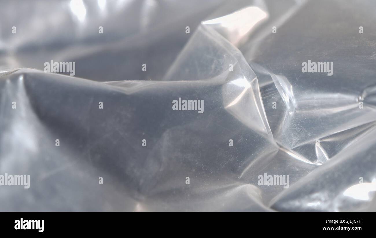 Aesthetic plastic texture, crumpled white plastic, special effect ...