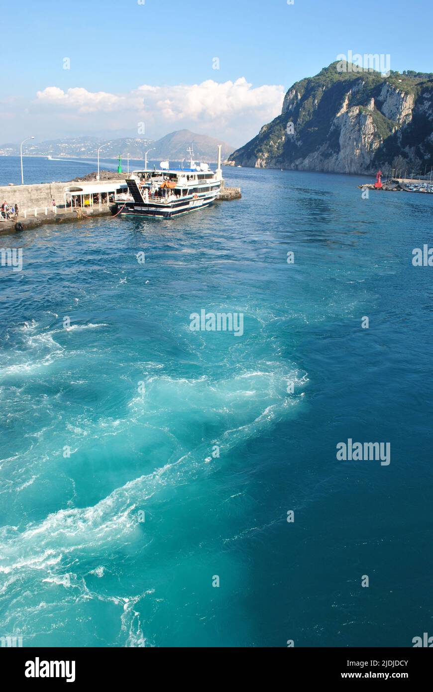 The natural surface water background in the Bay of Naples Stock Photo ...