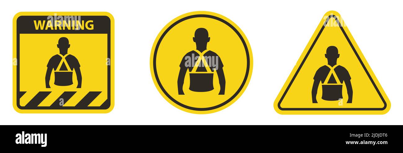 Wear Back Support Symbol Sign Isolate On White Background,Vector ...