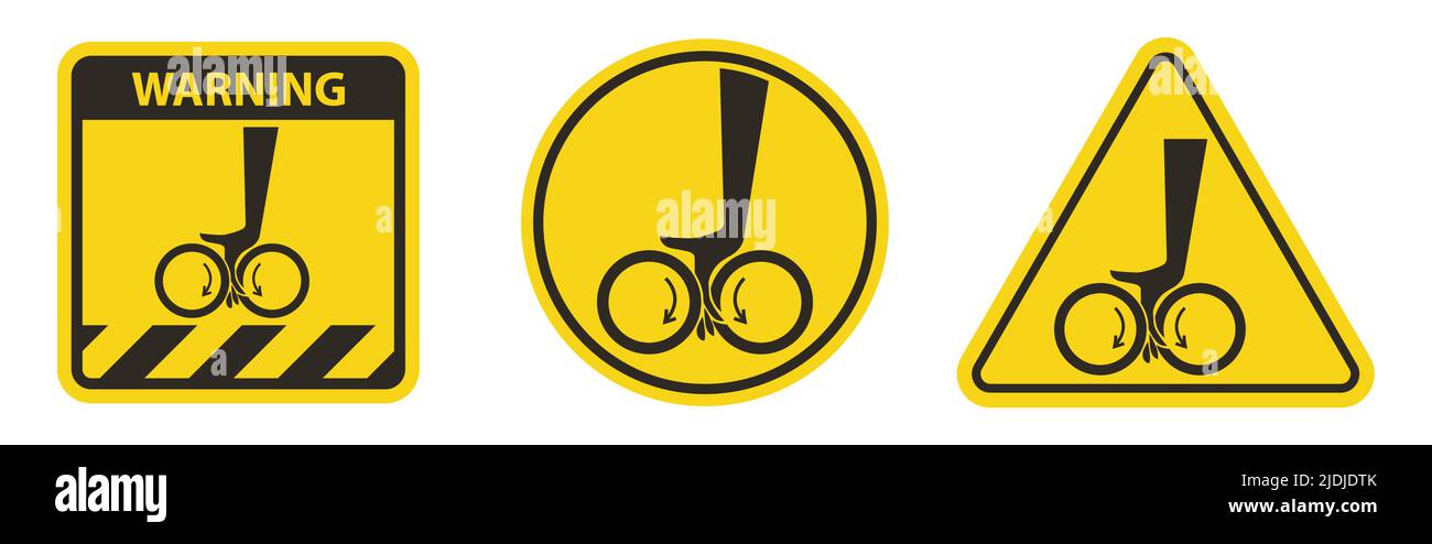 Hand Entanglement Rollers Symbol Sign Isolate on White Background Stock ...