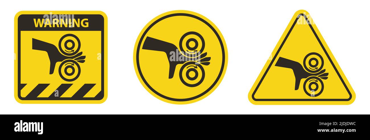 Hand Entanglement Rollers Symbol Sign, Vector Illustration, Isolate On ...