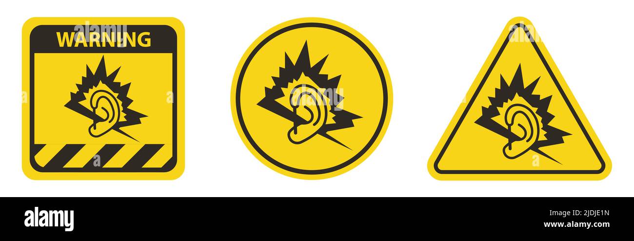 Noise Symbol Sign Isolate On White Background Stock Vector Image & Art ...