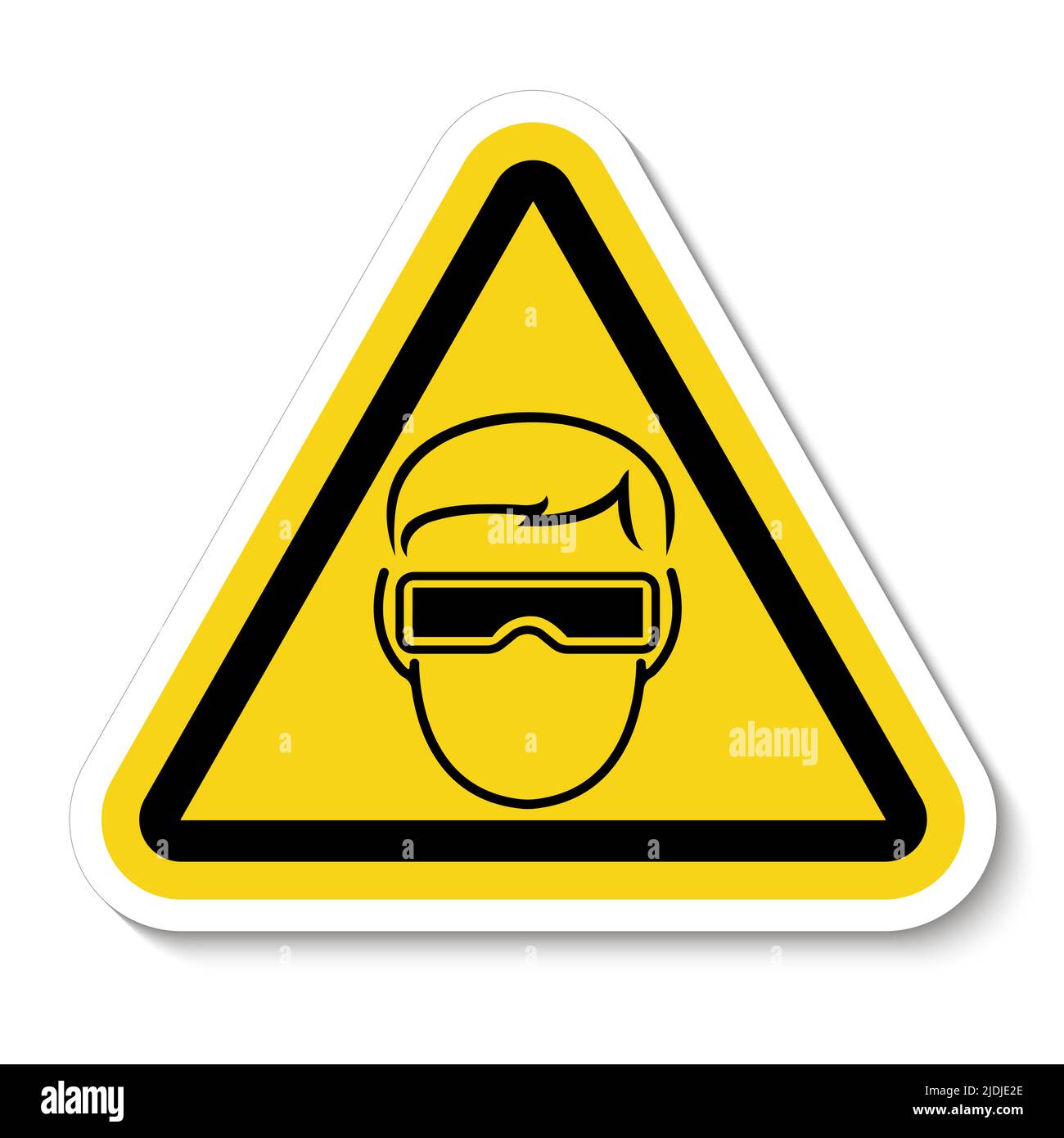 Symbol wear goggles Sign Isolate On White Background,Vector ...