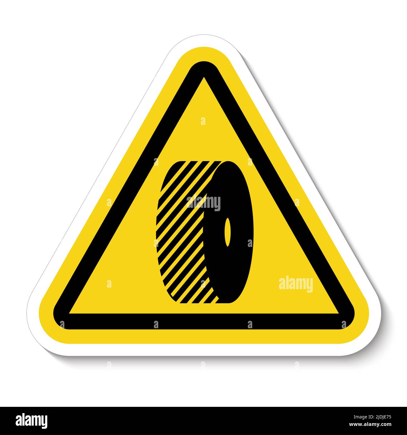 Do Not Change Grinding Wheels Symbol Sign Isolate on White Background ...