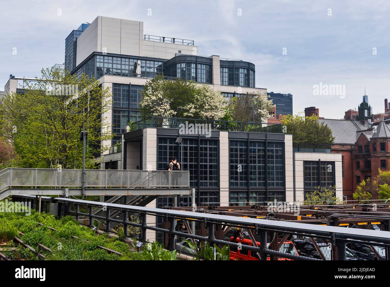 View on Manhattan from The High Line, New york city, USA Stock Photo ...