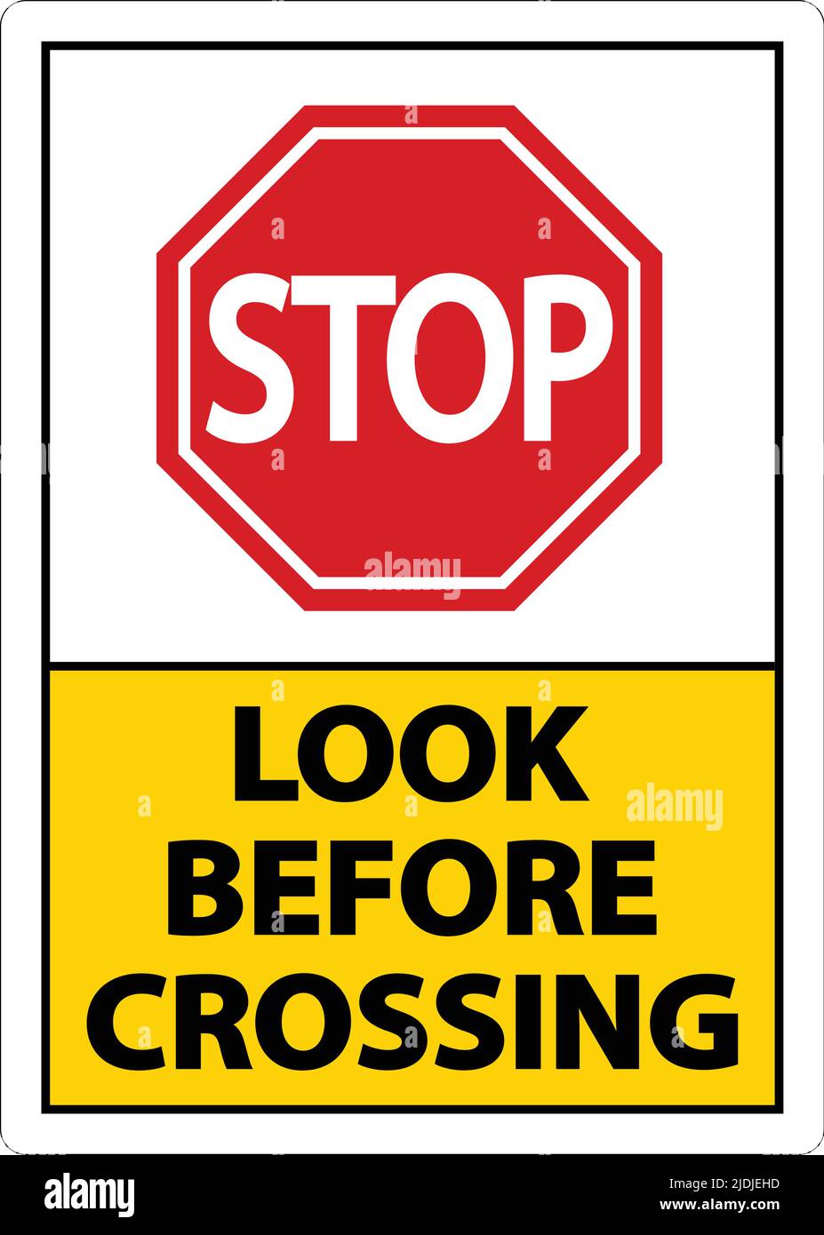 Stop sign street view Stock Vector Images - Alamy