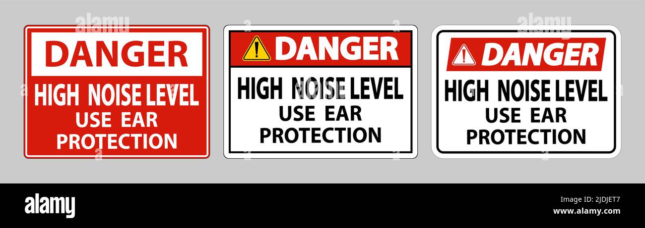 Noise level measurement Stock Vector Images - Alamy