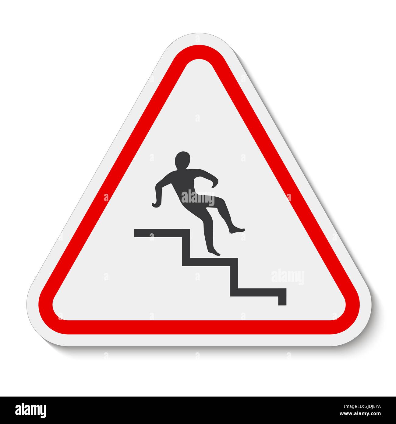 Beware Step Symbol Isolate On White Background,Vector Illustration EPS ...
