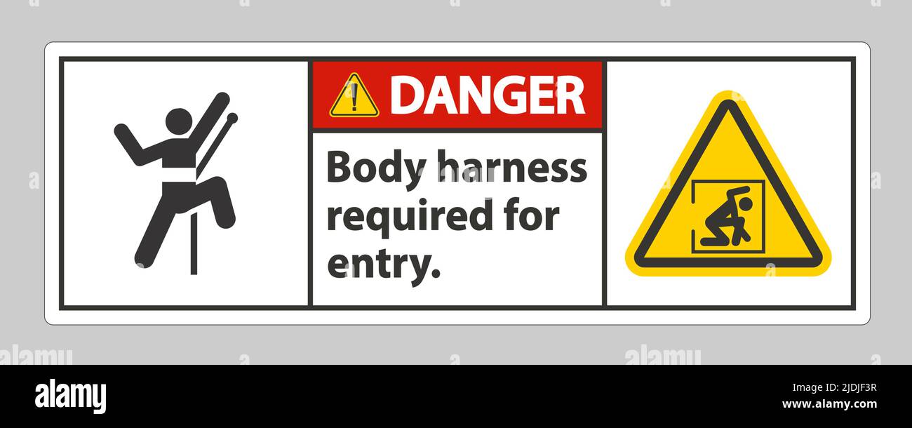 Danger sign scaffolding Stock Vector Images - Alamy