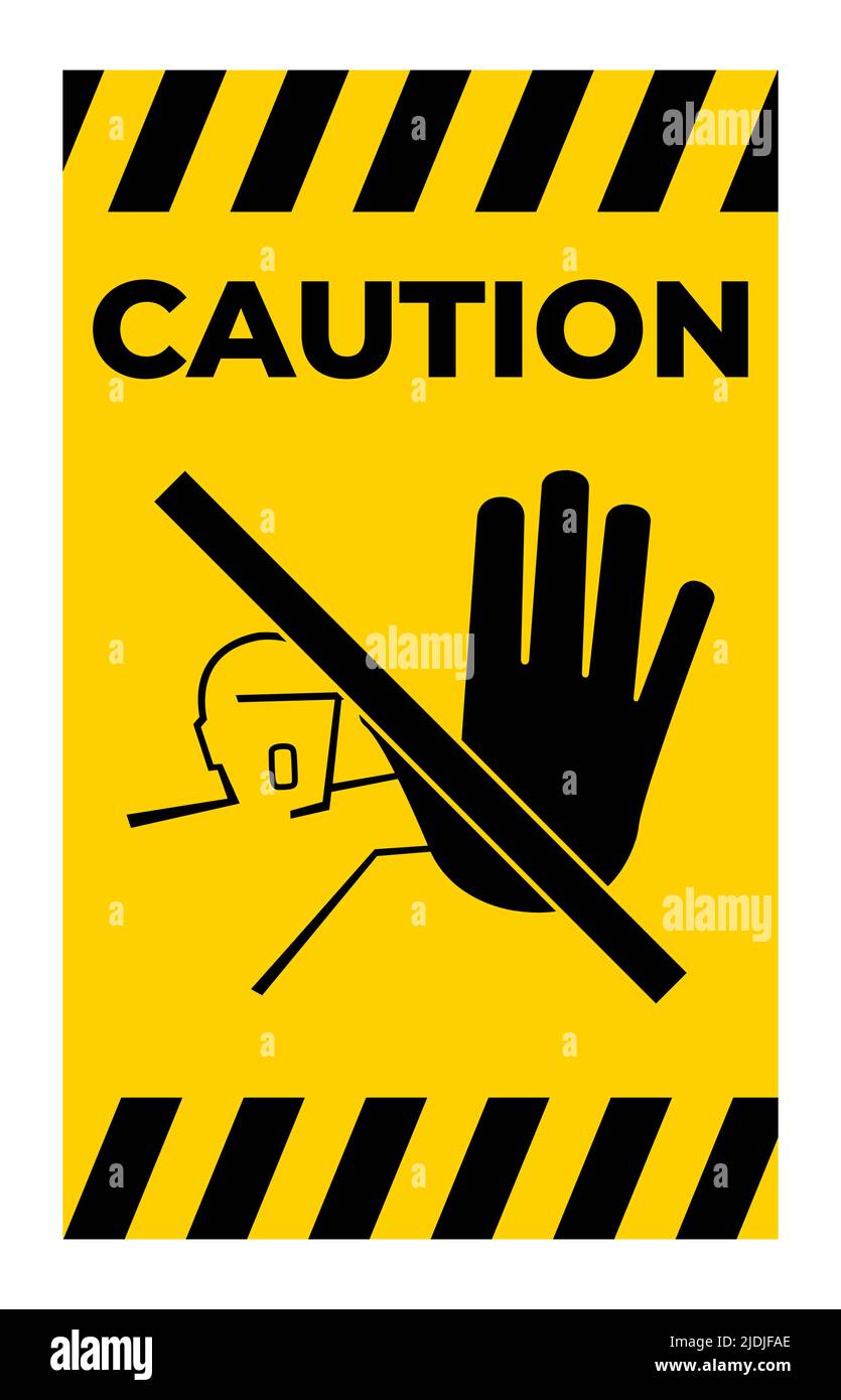 Do not enter before being allowed Stock Vector Image & Art - Alamy