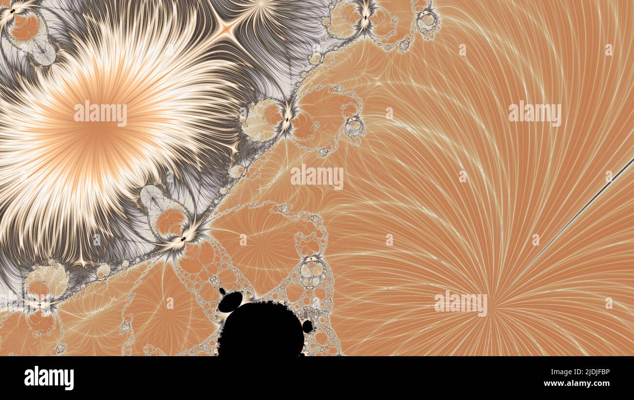 Abstract Computer generated Fractal design. A fractal is a never-ending ...