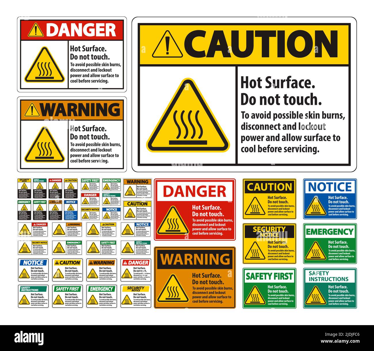 Hot Surface, Do Not Touch, To Avoid Possible Skin Burns, Disconnect And ...