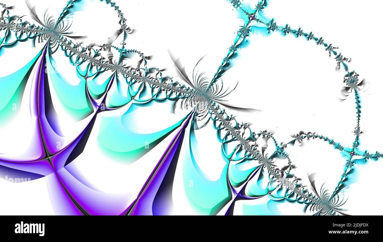 Abstract Computer generated Fractal design. A fractal is a never-ending ...