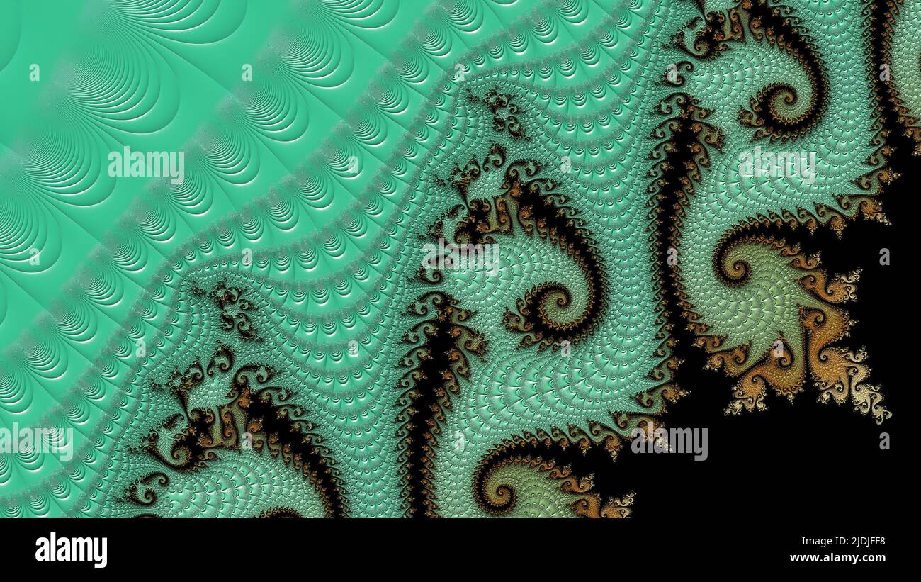 Abstract Computer generated Fractal design. A fractal is a never-ending ...