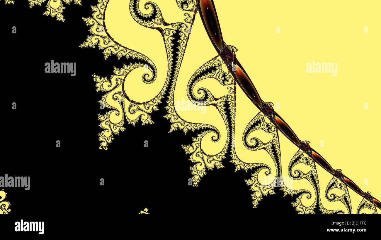 Abstract Computer generated Fractal design. A fractal is a never-ending ...