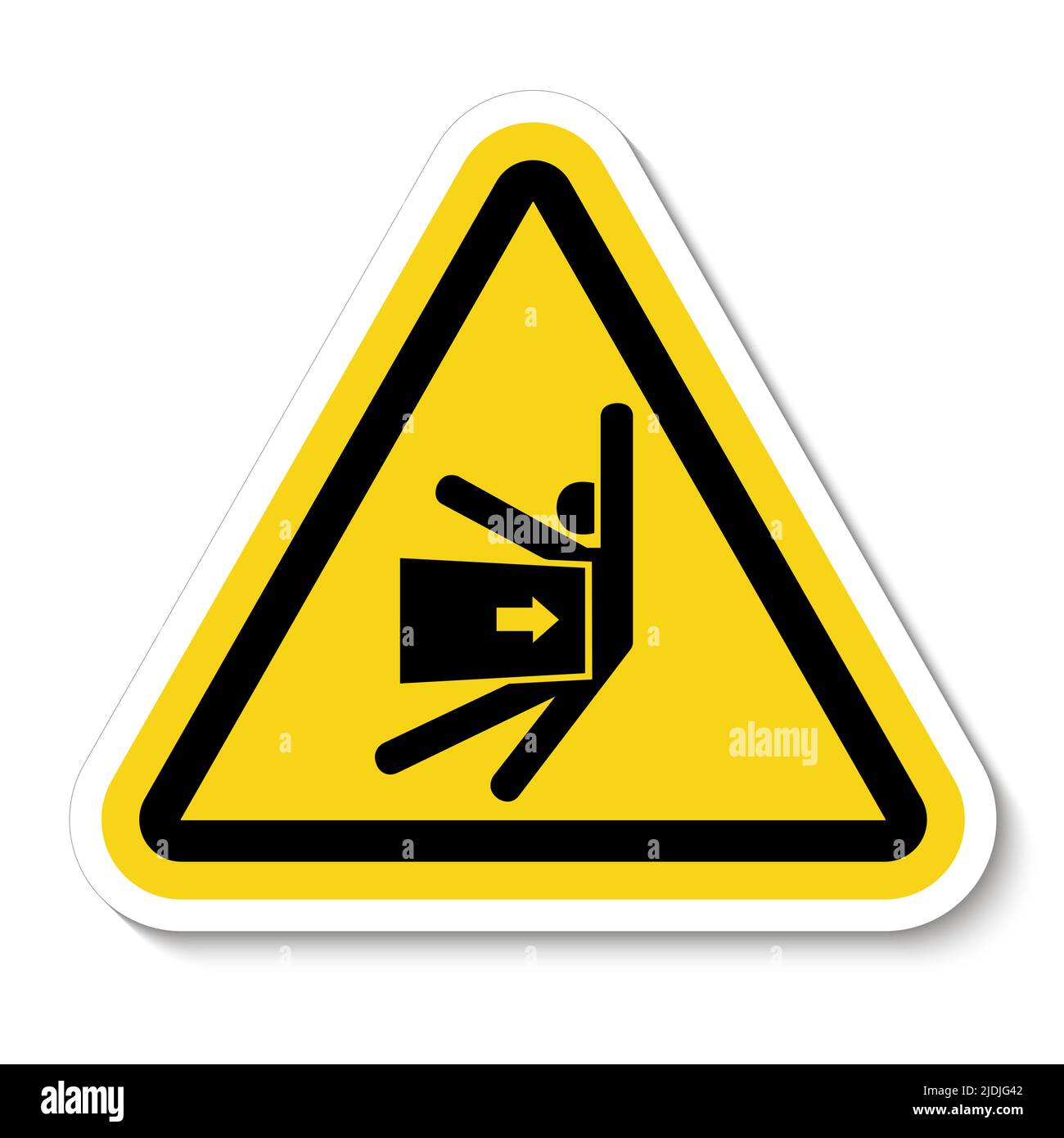 Body Crush Force From Side Symbol Sign Isolate On White Background ...