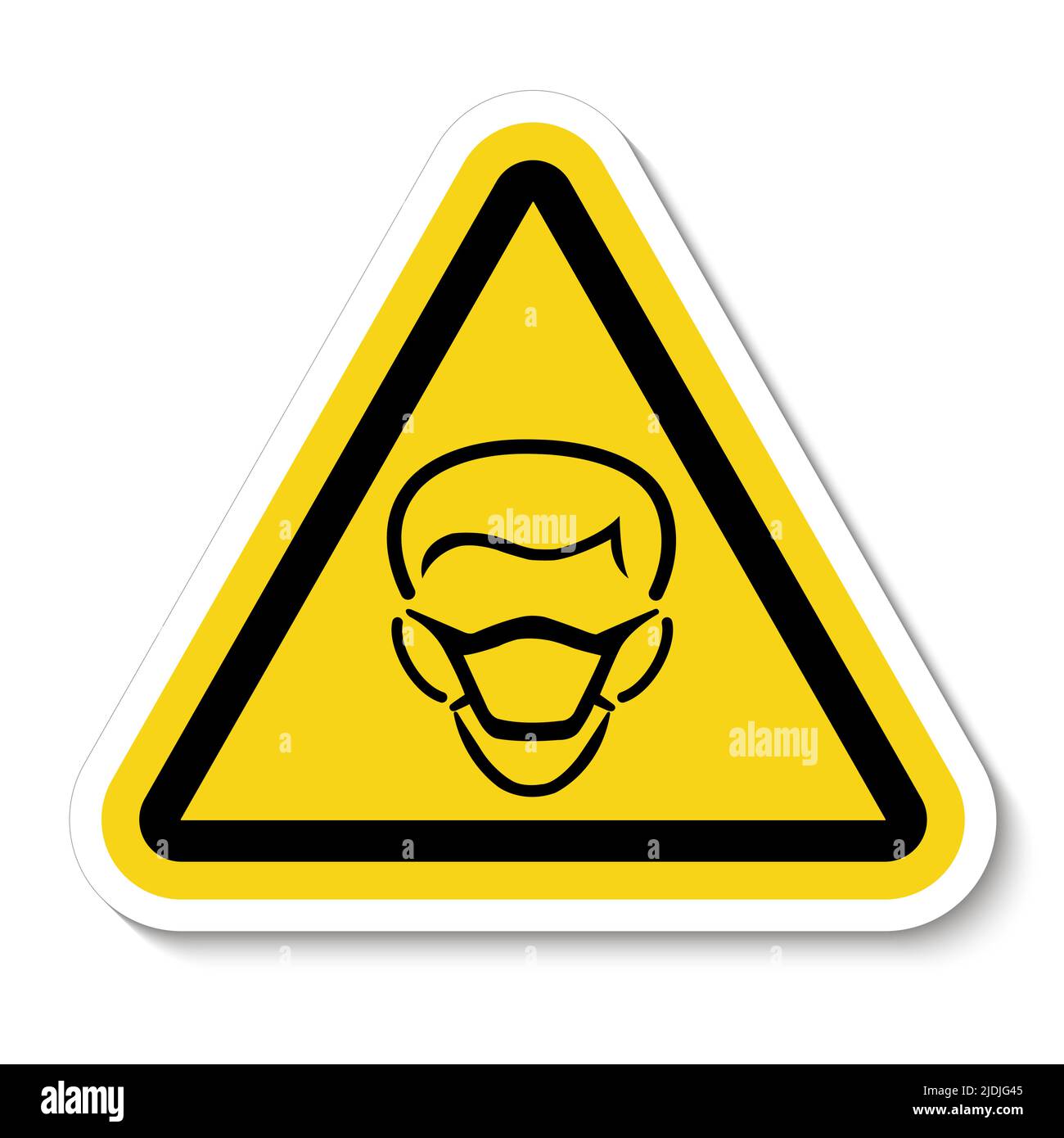 PPE Icon.Wear Mask Symbol Sign Isolate On White Background,Vector ...