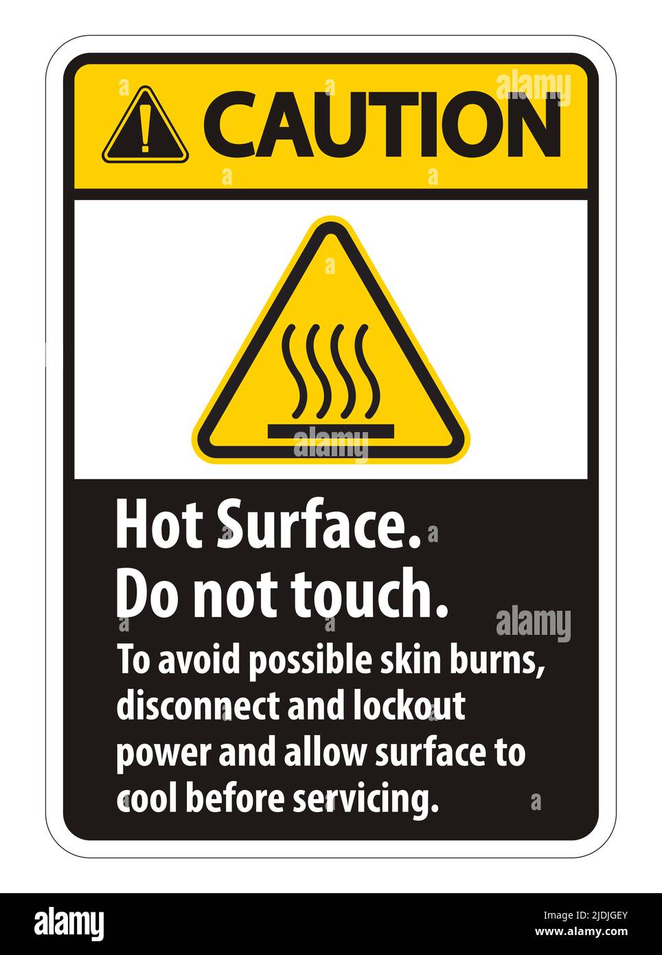 Hot Surface, Do Not Touch, To Avoid Possible Skin Burns, Disconnect And ...