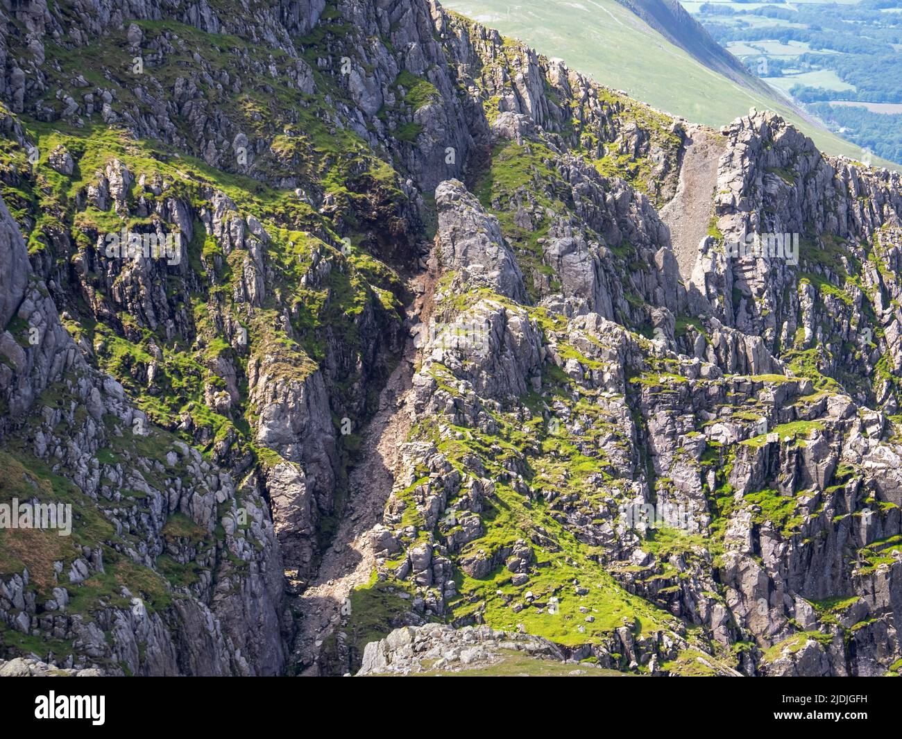 Lords Rake on Sca Fell in the Lake District, UK Stock Photo - Alamy