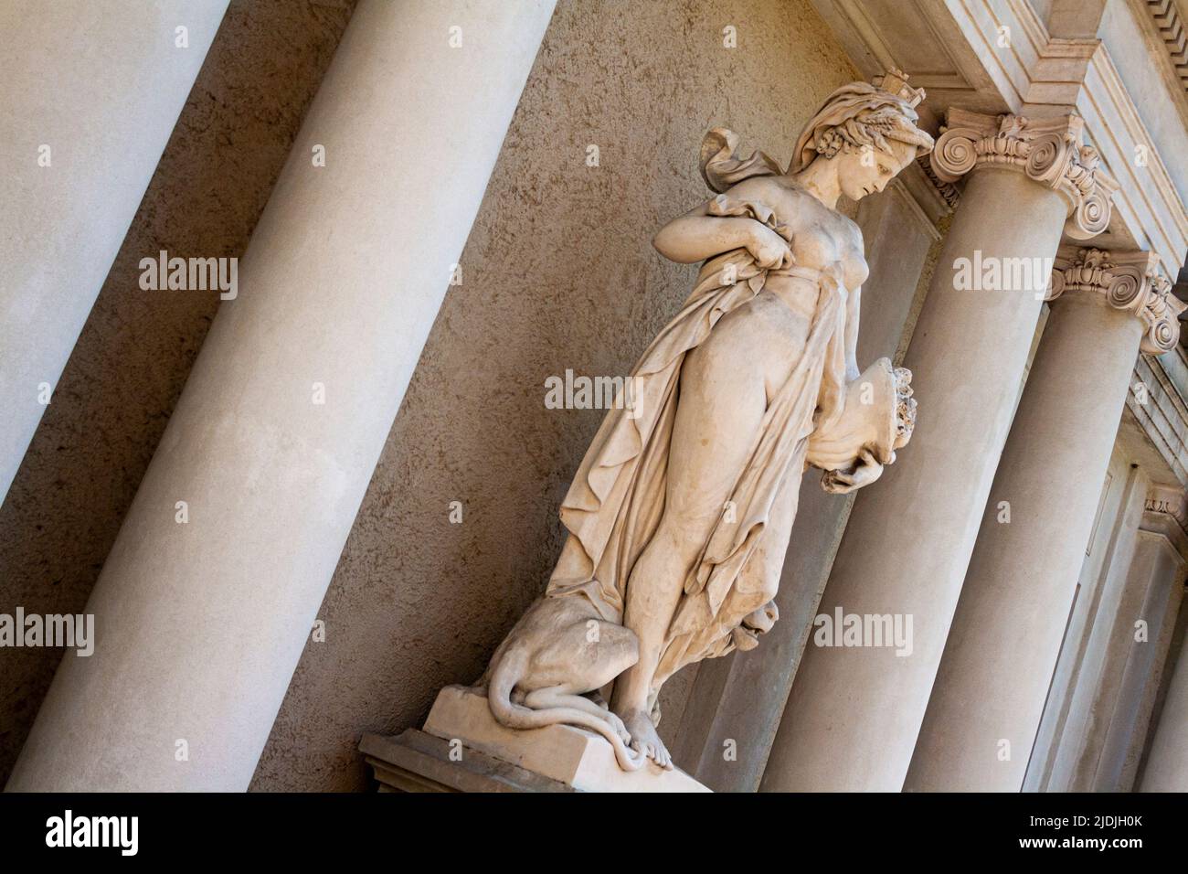 A sculpture of earth personified Stock Photo - Alamy