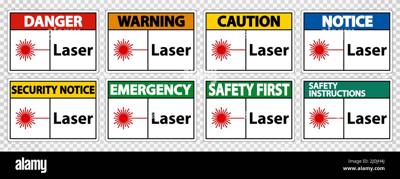 Laser Symbol Sign Symbol Sign Isolate on transparent Background,Vector ...