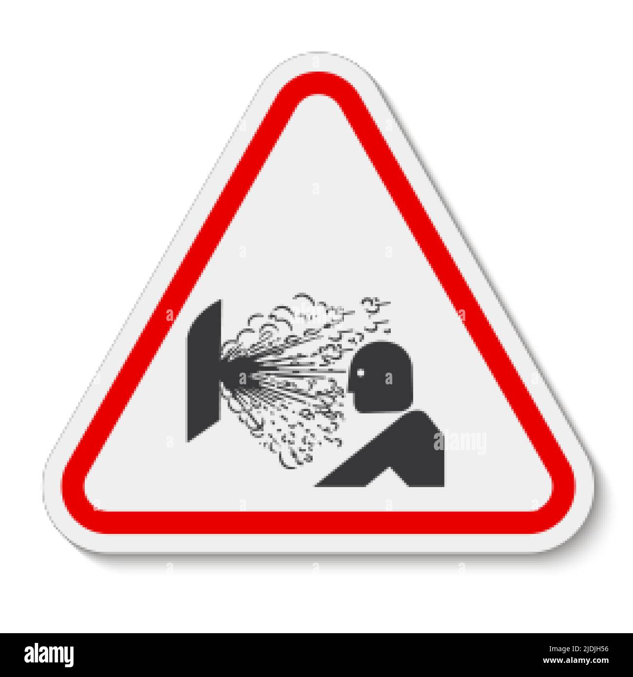 Explosion Release of Pressure Symbol Sign Isolate on White Background ...