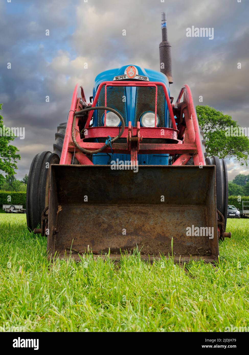 Fordson Super Major tractor, UK Stock Photo - Alamy