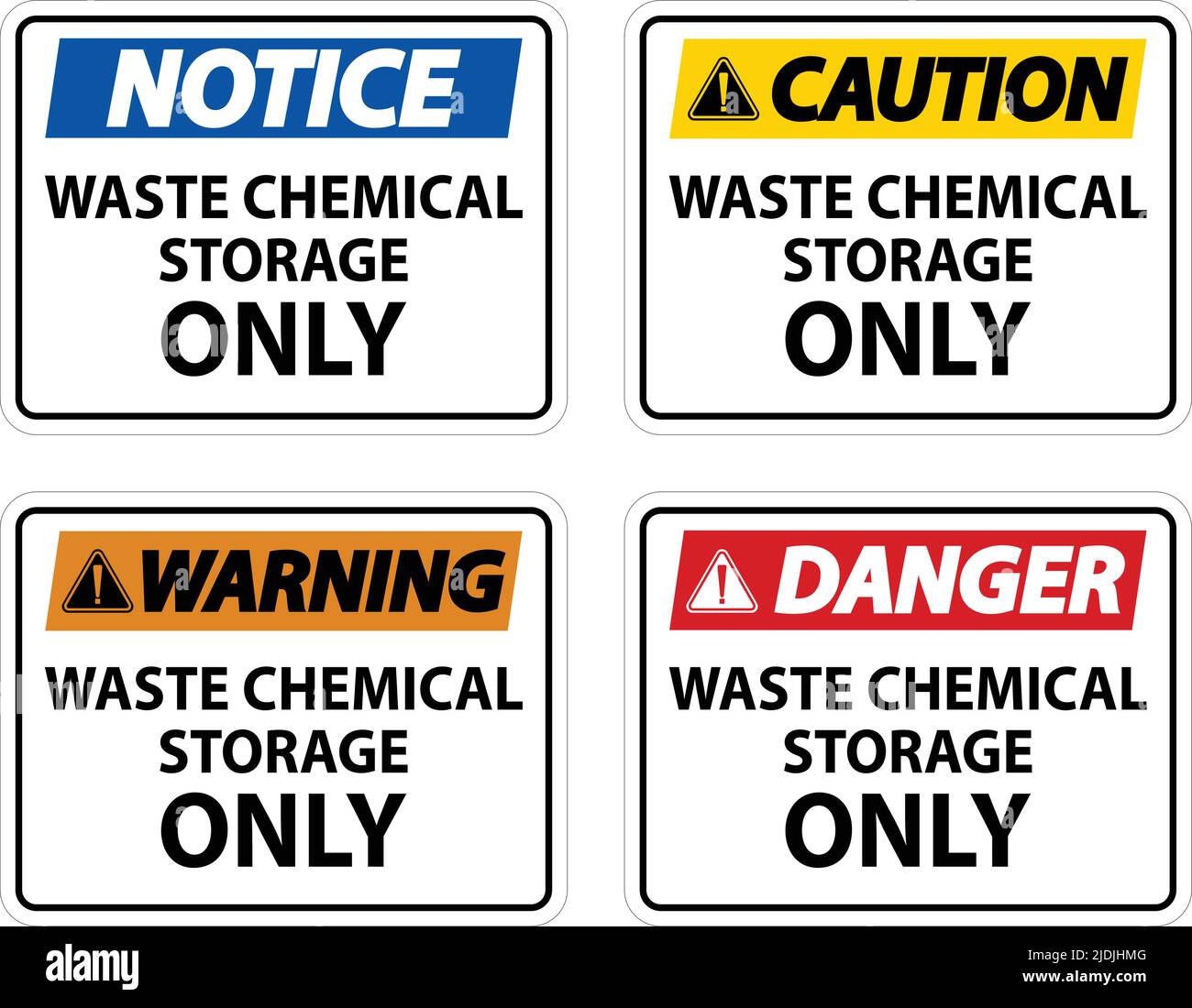 Waste Chemical Storage Only White Background Stock Vector Image & Art ...