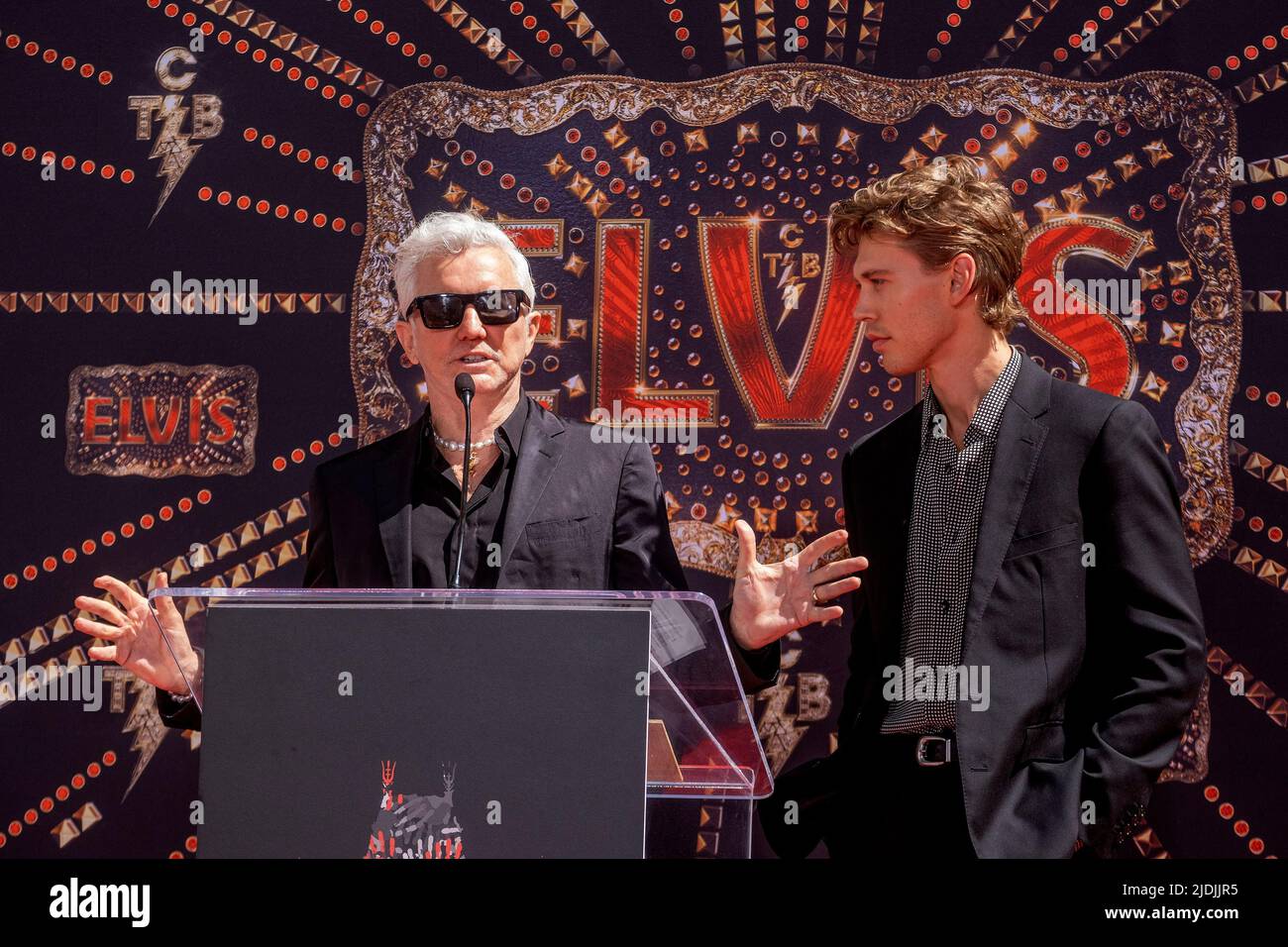 Austin butler lisa marie presley hi-res stock photography and images ...