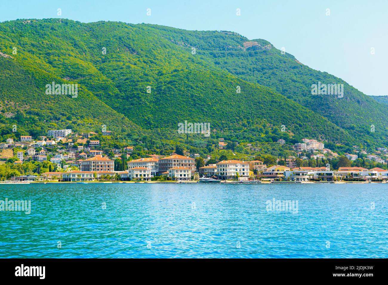 Portonovi, Montenegro - May 24, 2022: Landscape of the Portonovi Marina ...