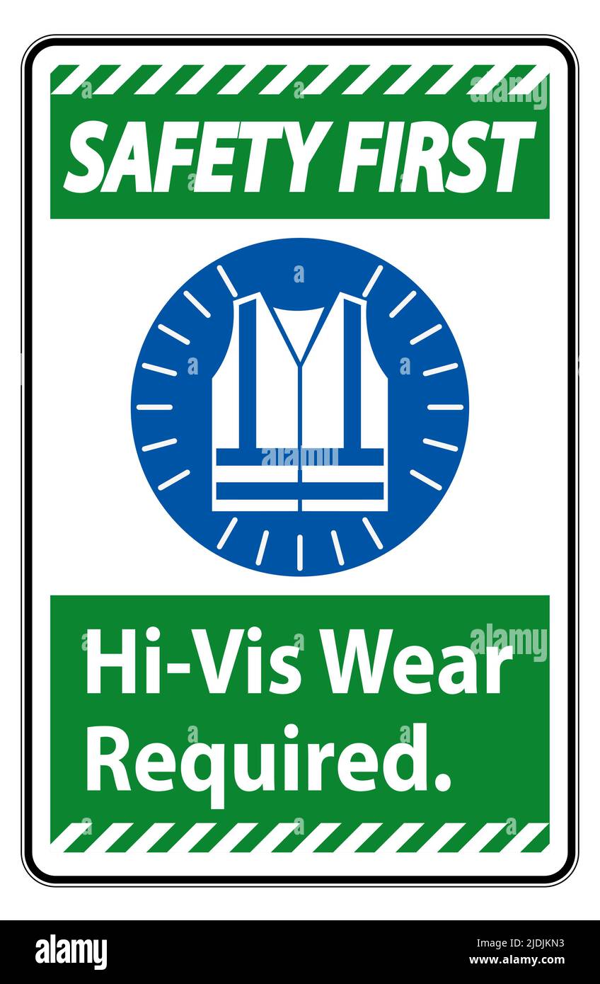 Safety hi vis icon Stock Vector Images - Alamy