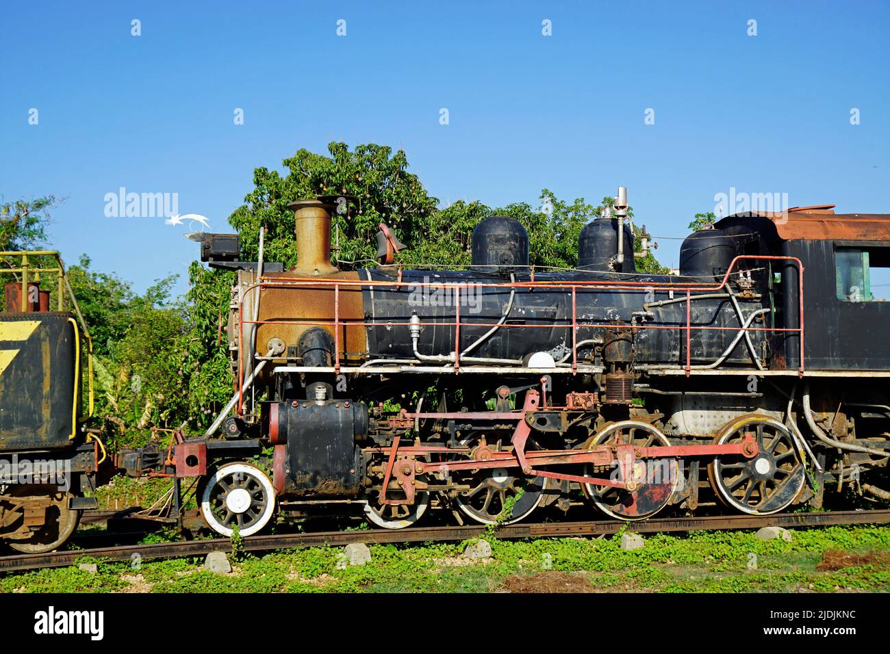 old locomotives and trains in trinidad on cuba Stock Photo - Alamy