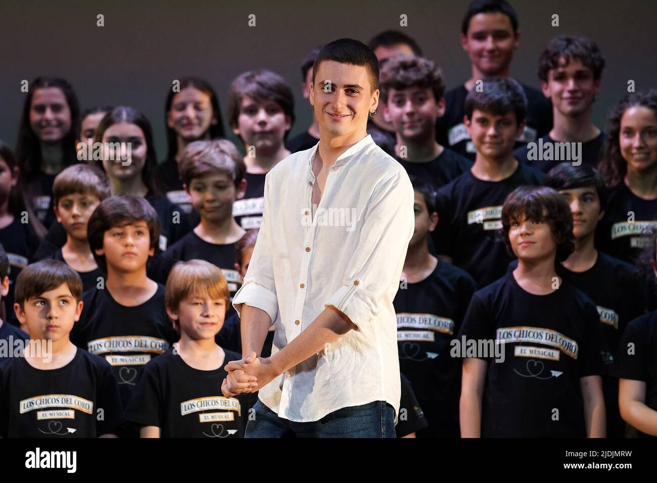 Presentation of 'Los Chicos del Coro. El Musical'. Ivan Clemente ...