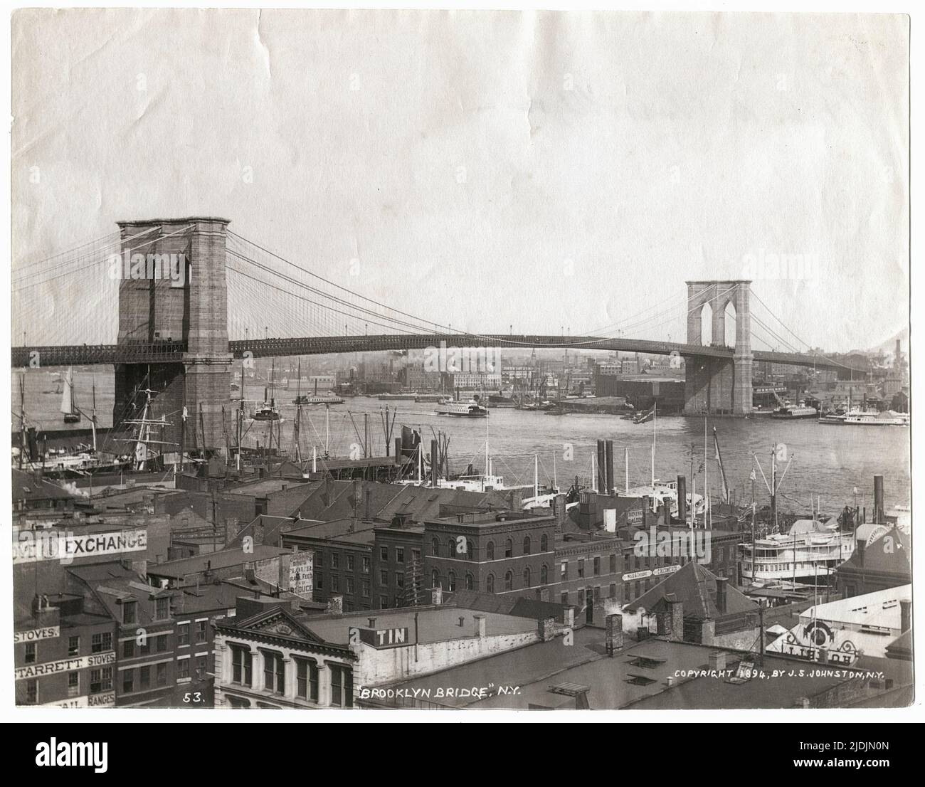 Historical brooklyn bridge Cut Out Stock Images & Pictures - Alamy