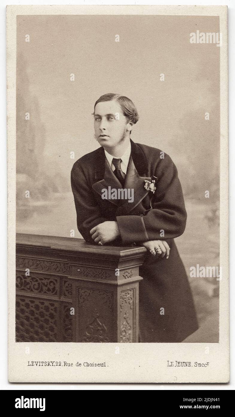 Portrait of Prince Alfred (1844-1900), the Duke of Edinburgh, circa ...