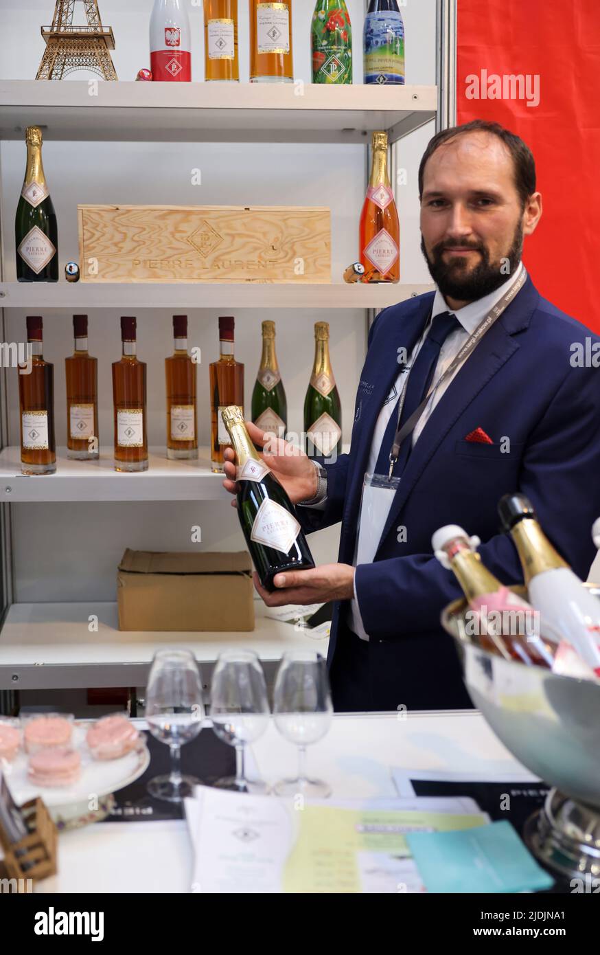 Cracow, Poland - November 3, 2021: International Wine Trade Fair ...