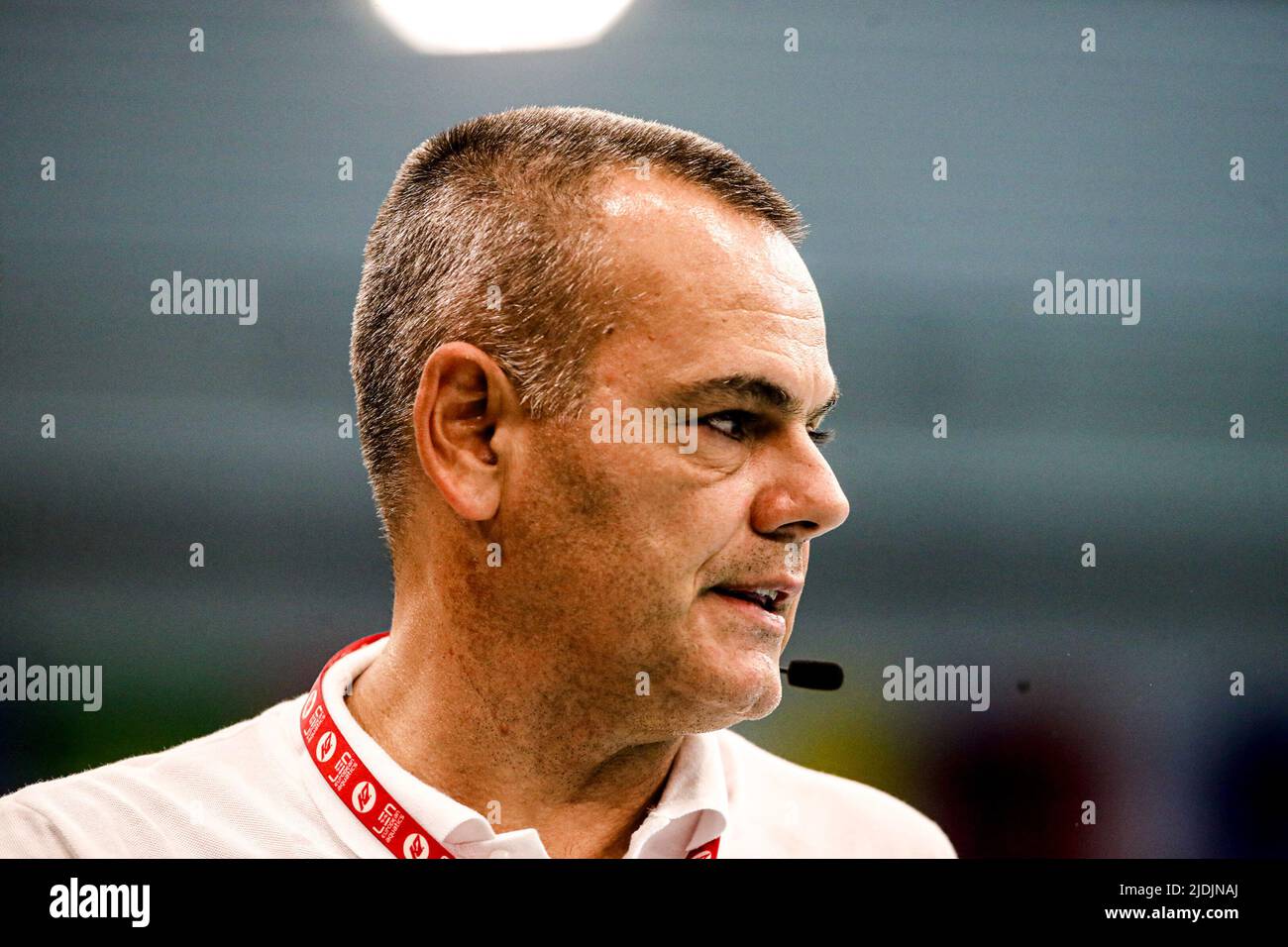 SZEGED, HUNGARY - JUNE 21: Referee Georgios Stavridis during the FINA ...