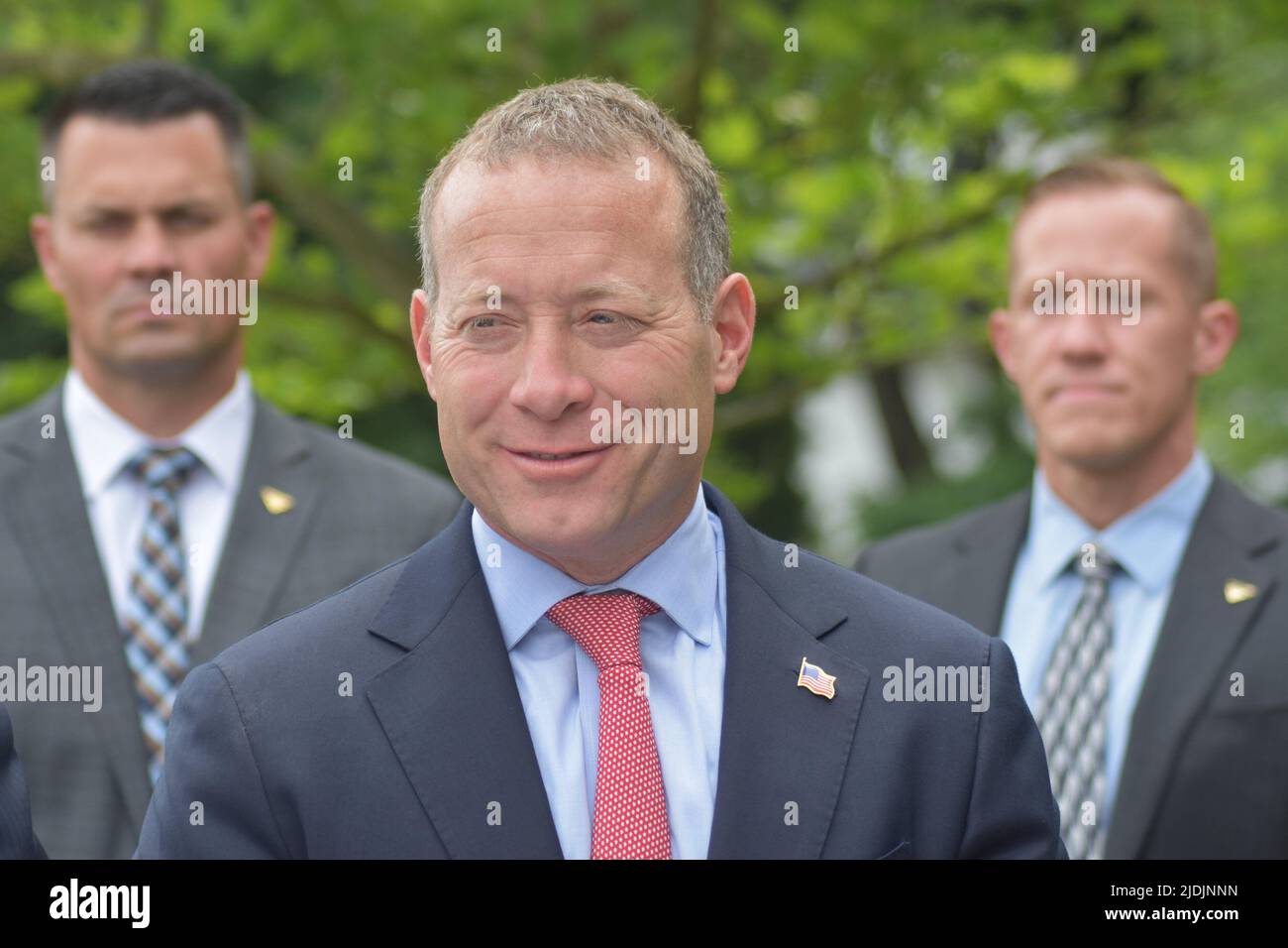 Wyckoff, USA, New Jersey, USA. 21st June, 2022. (NEW) U.S. Congressman ...