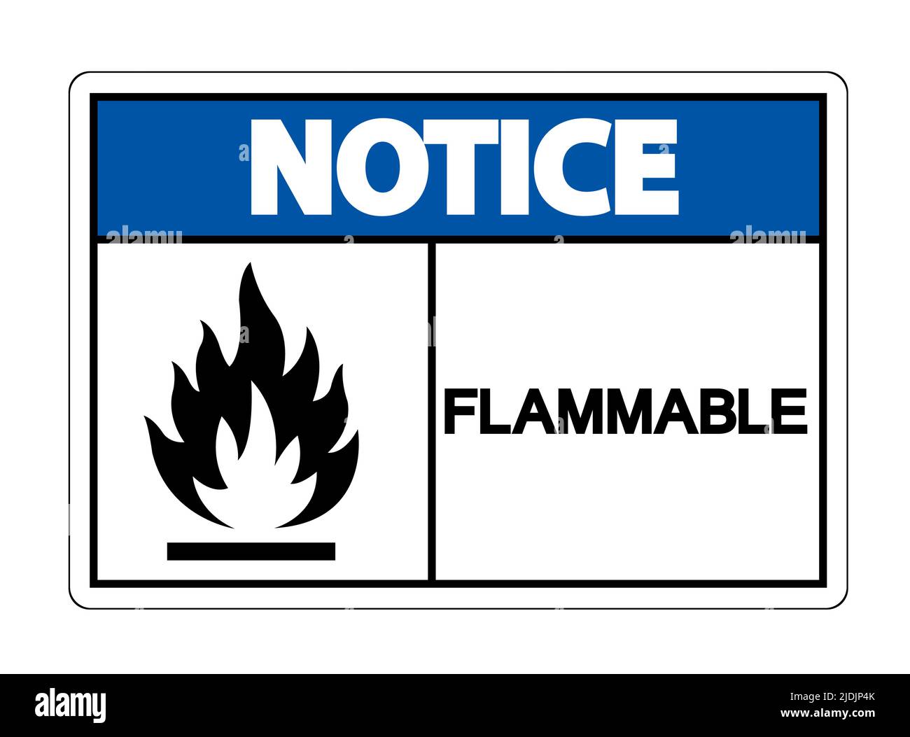 Flammable Flammable Symbol Sign Isolate On White Background,Vector ...