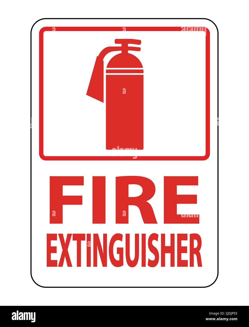 Fire Extinguisher Sign on white background,Vector illustration Stock ...