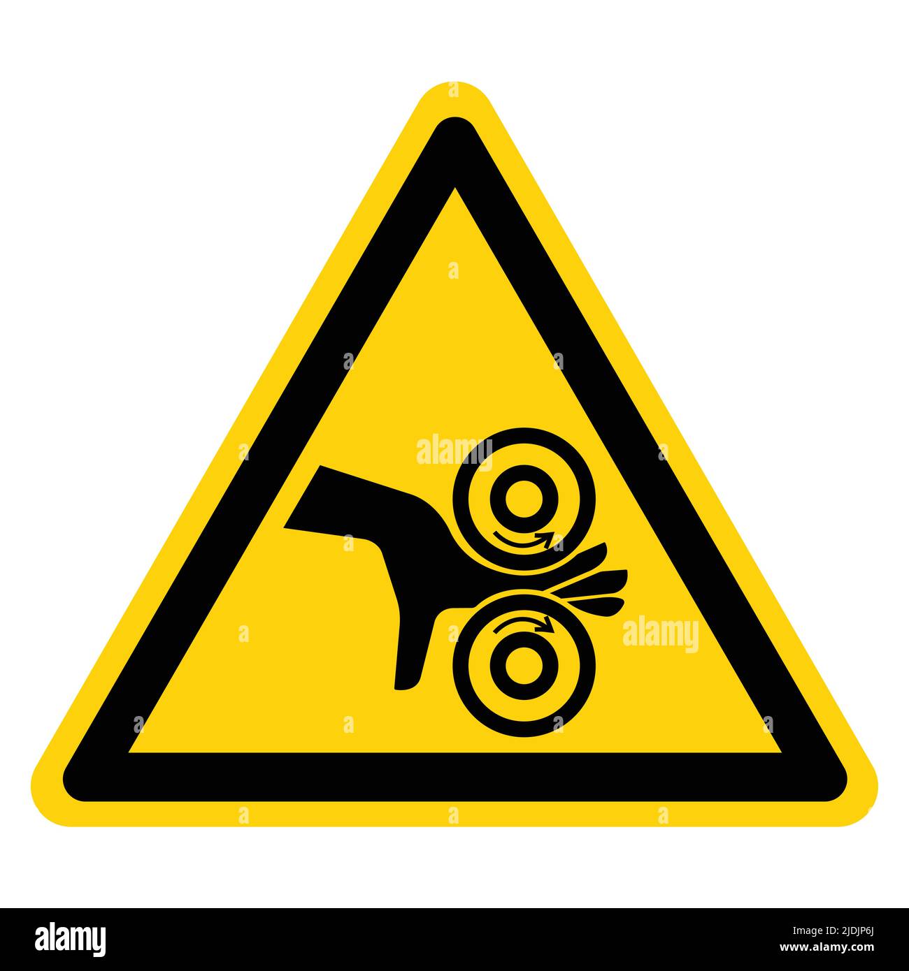 Hand Entanglement Rollers Symbol Sign Isolate On White Background ...