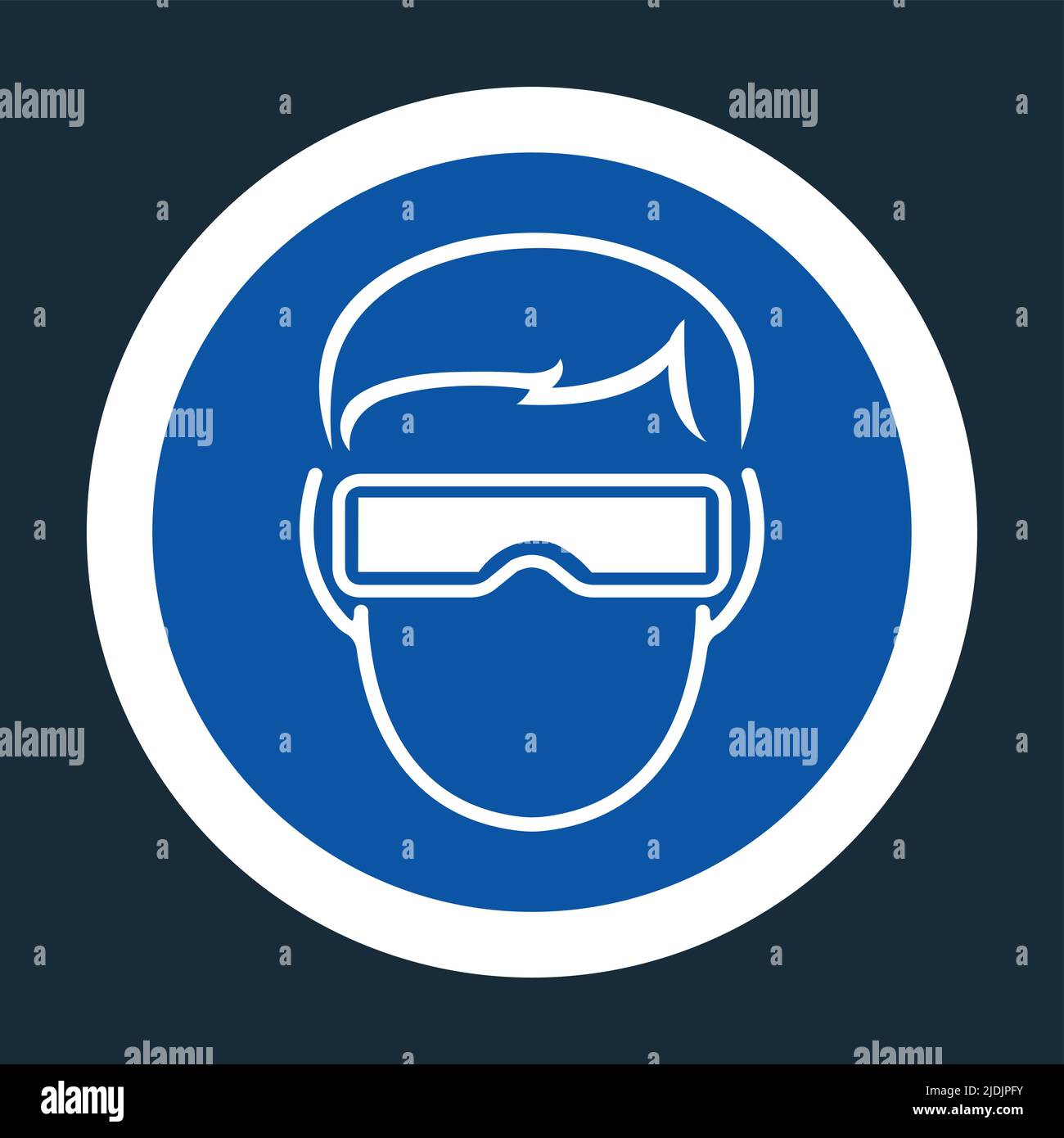 White background science goggles Stock Vector Images - Alamy