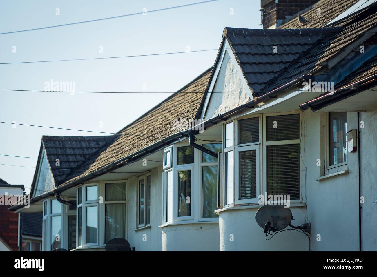 Typical english suburban garden hi-res stock photography and images - Alamy