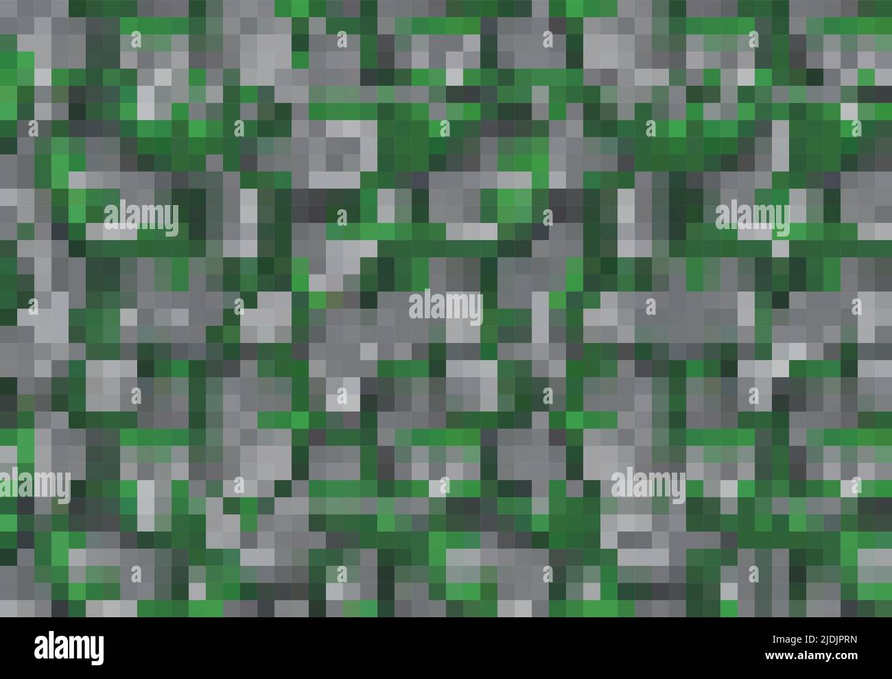 Khaki, camouflage pixel game background with grass and ground blocks ...