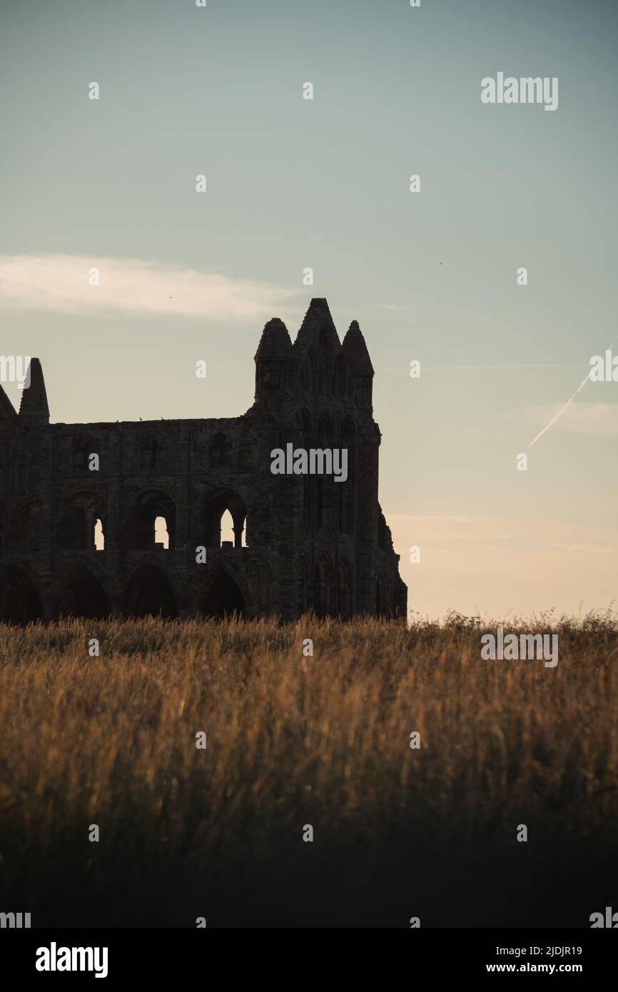 Golden whitby sunset hi-res stock photography and images - Alamy