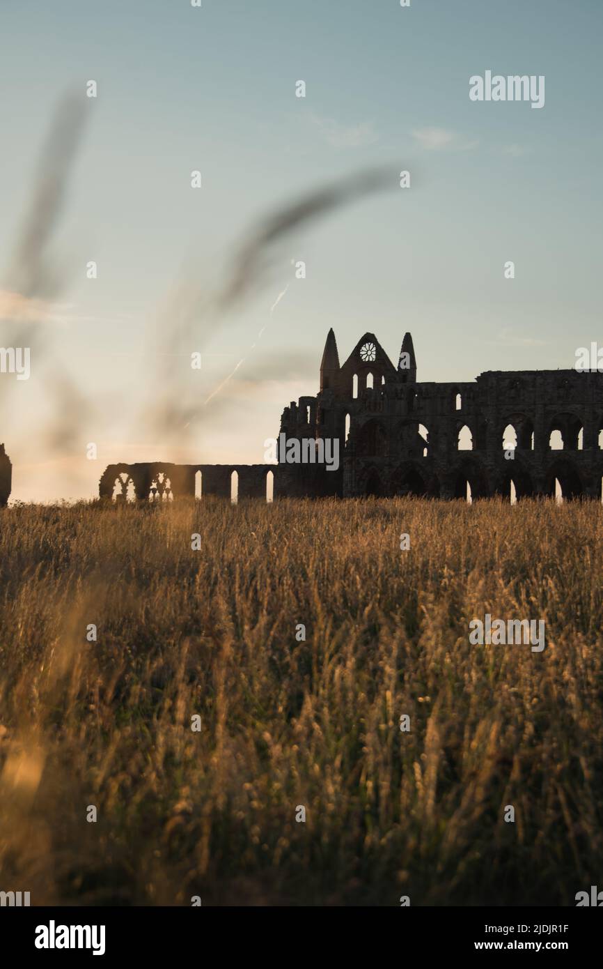 Golden whitby sunset hi-res stock photography and images - Alamy