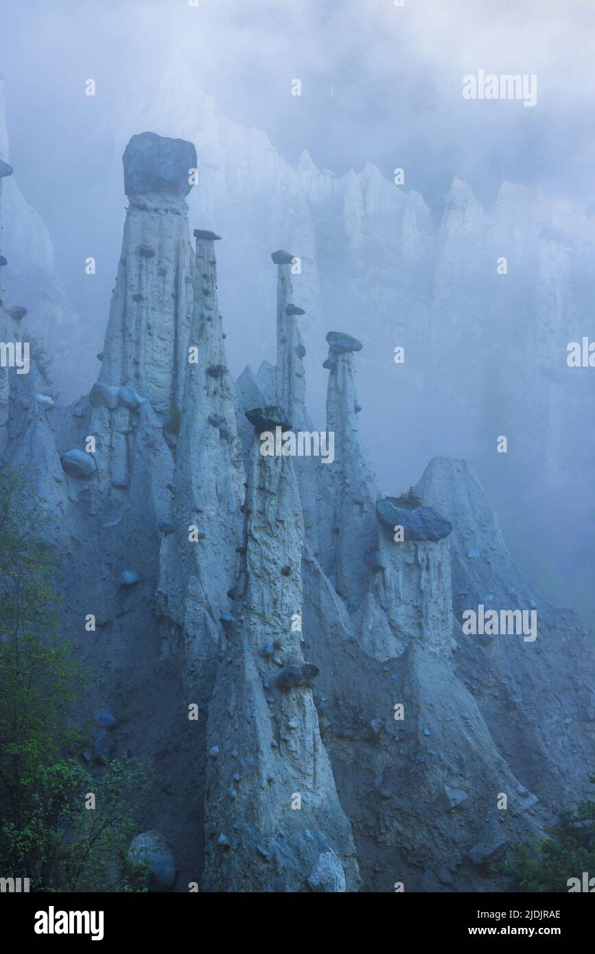 Earth pyramids of Platten (Erdpyramiden - Piramidi di Plata) near ...