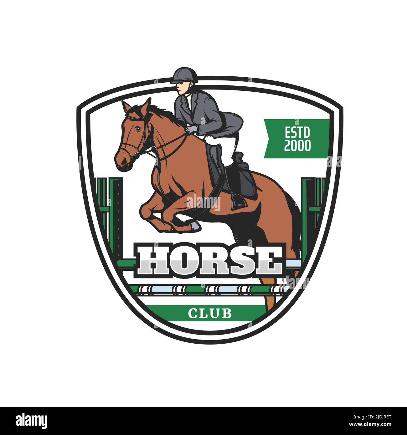Equestrian show team Stock Vector Images - Alamy